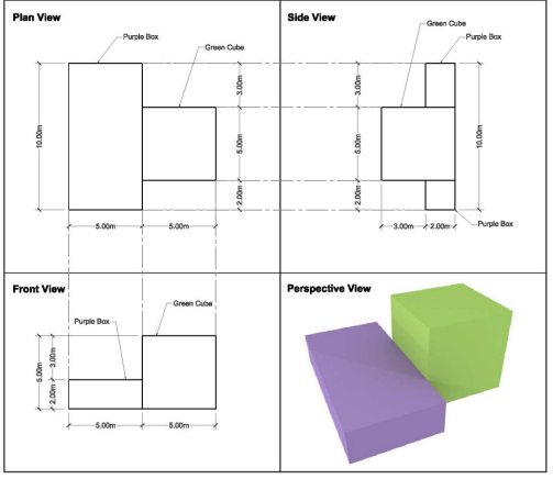 For each object shown in the below prepare an A3 sheet in the following ...